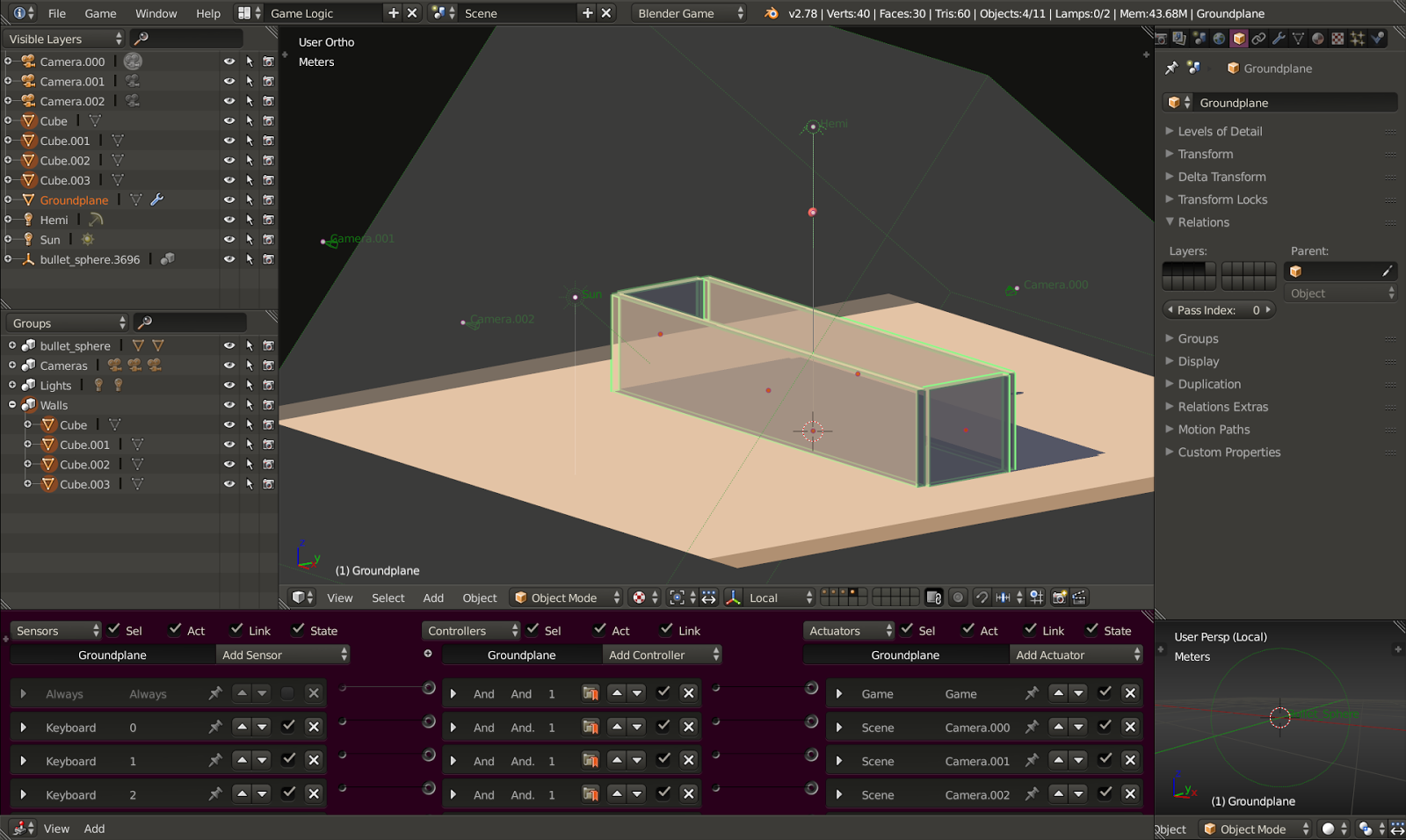 Workflows : Blender Game Engine : 1