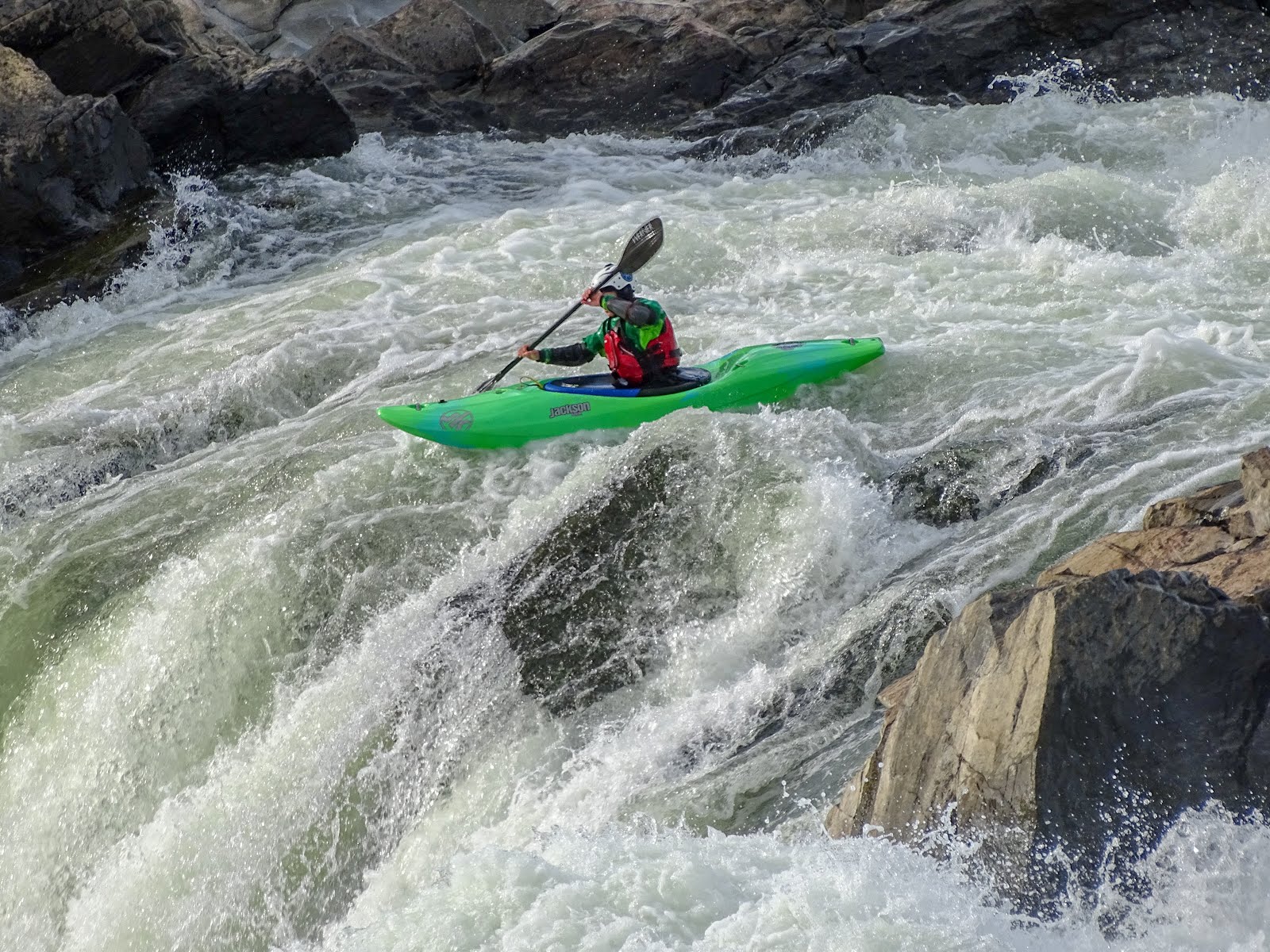 Walking Arizona: Kayak on the Great Falls of the Potomac