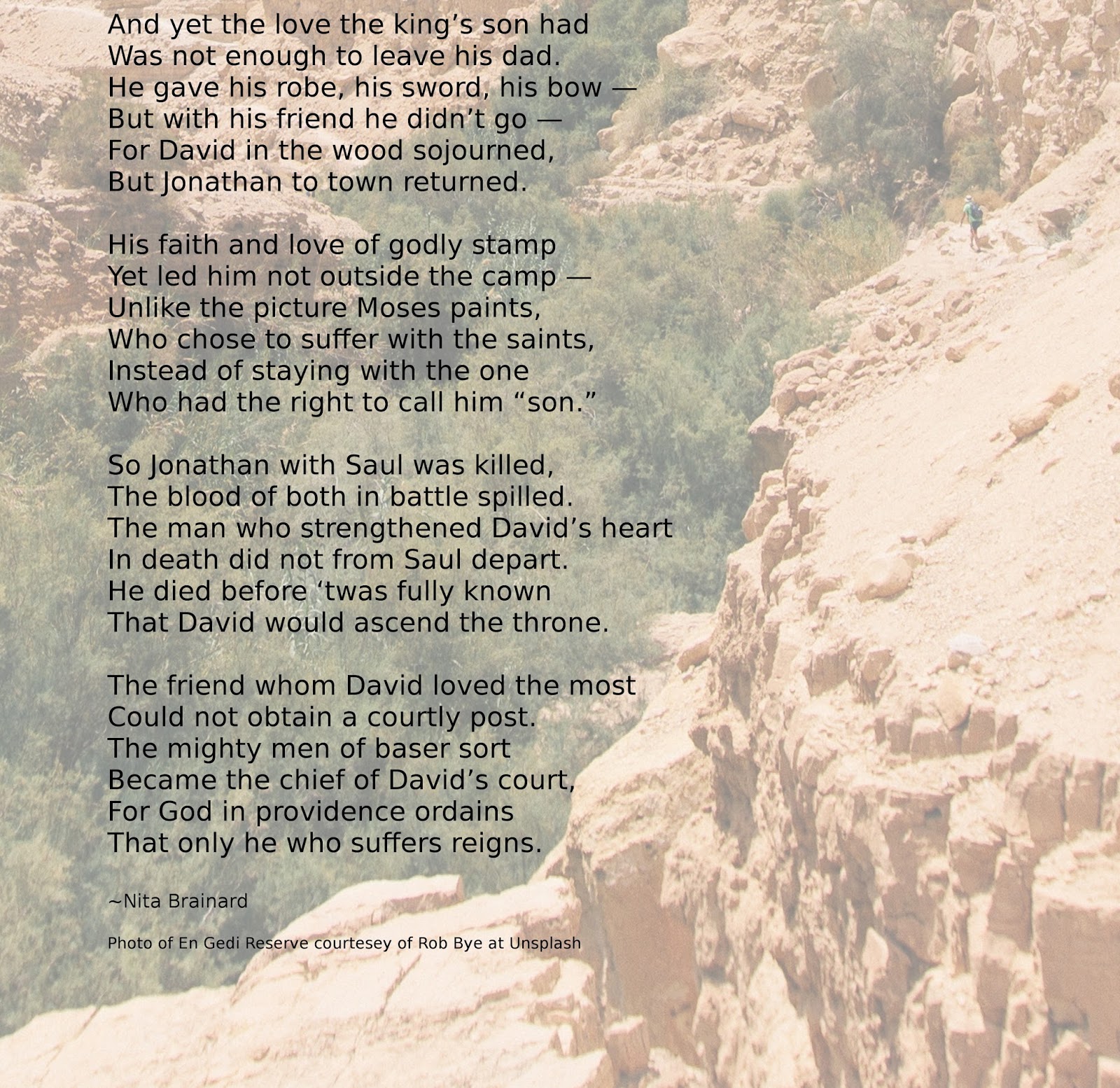 Pilgrim Poetry: March 2018