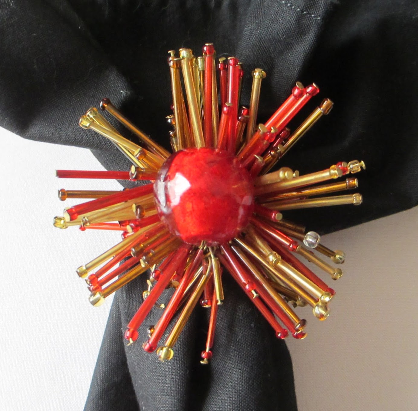 The Welcomed Guest: Red and Gold Tablescape