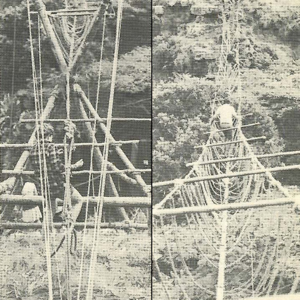 Ropes and Poles: Suspension bridge by 1st Hillcrest Scout Troop