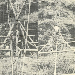 Ropes and Poles: Suspension bridge by 1st Hillcrest Scout Troop