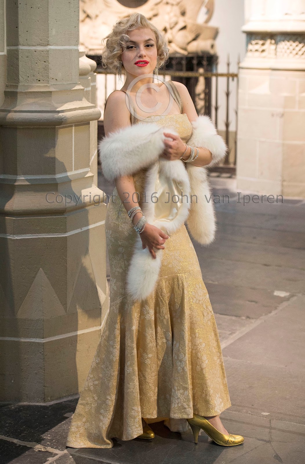 John van Iperen - Foto JOVIP: Marilyn Monroe lookalikes in De Nieuwe Kerk
