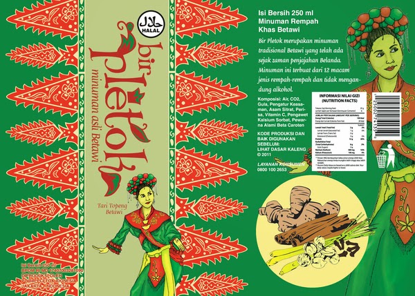 [Design Betawi] Kemasan Bir Pletok nyang #GoInternasional dah.. | Go ...