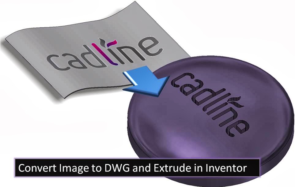 Convert Image to DWG and Extrude in Inventor 2014 & Raster Design ...