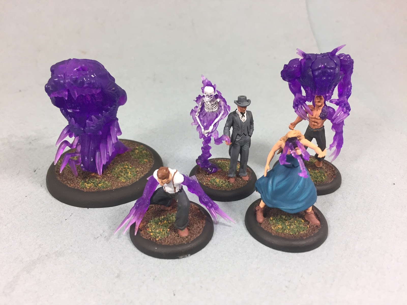 Itty Bitty Soldiers: Malifaux: Tranluscent Purple Jacob Lynch Box Set
