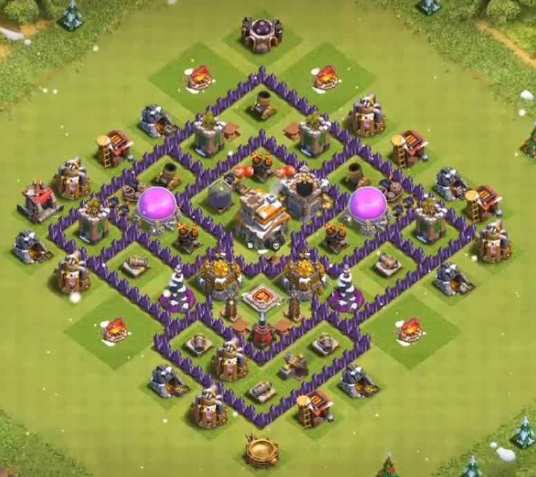 Town Hall TH7 Hybrid Bases - Mj,s Clash of Clans