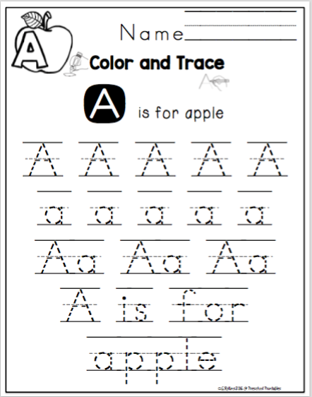 Alphabet Clip Cards with Worksheets ~ Preschool Printables