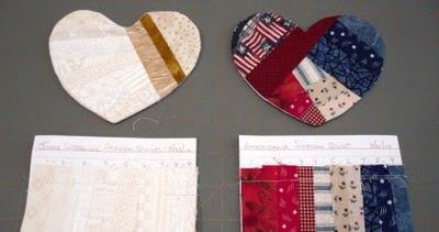 A Left-Handed Quilter: A few more Scrap Hearts
