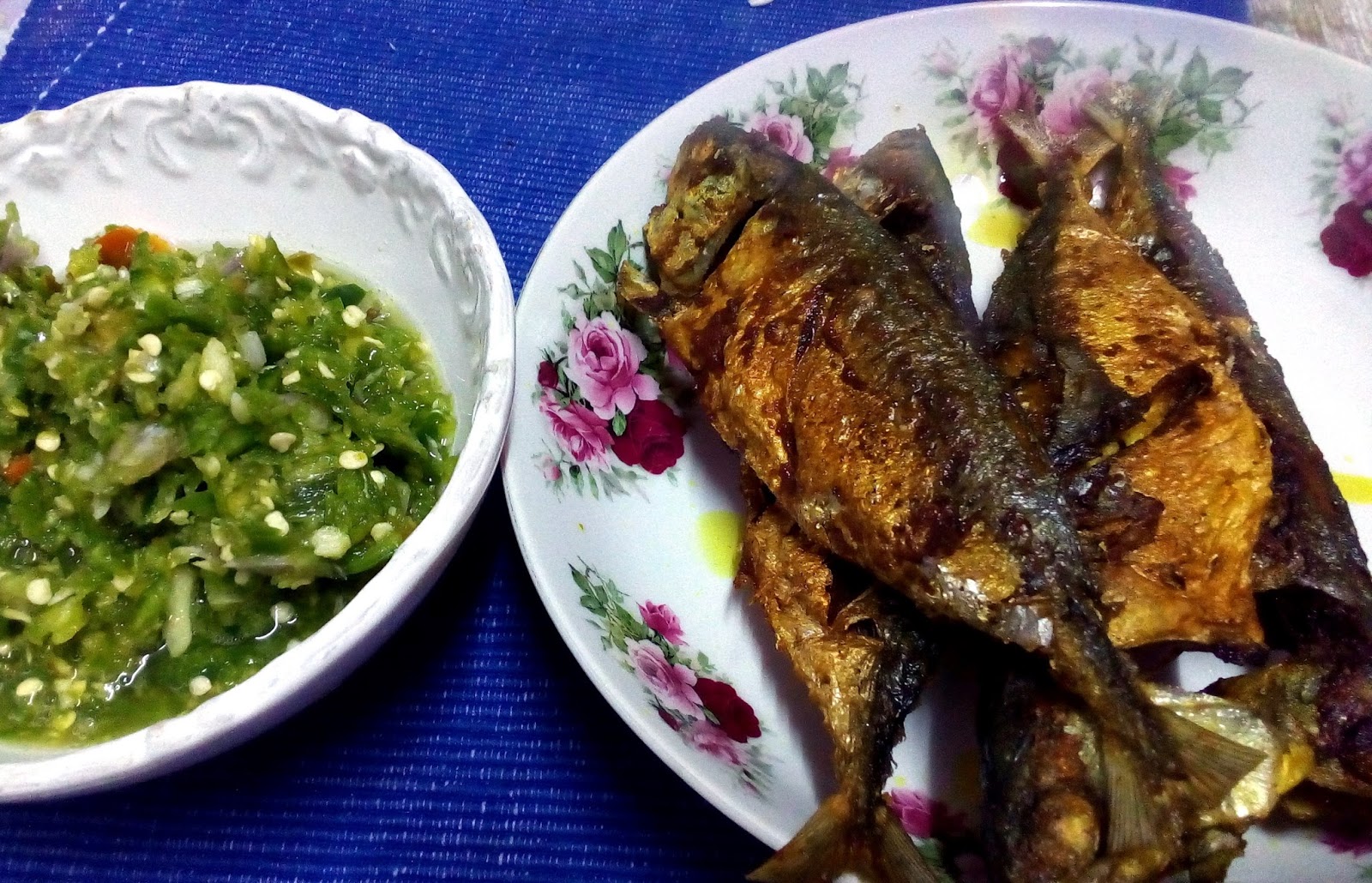 SurayaMSyed: Ikan Mabong Sambal Mak Kau Ijau