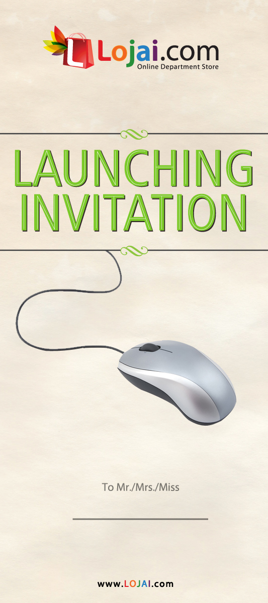 Meguchi Art: Lojai Launching Invitation