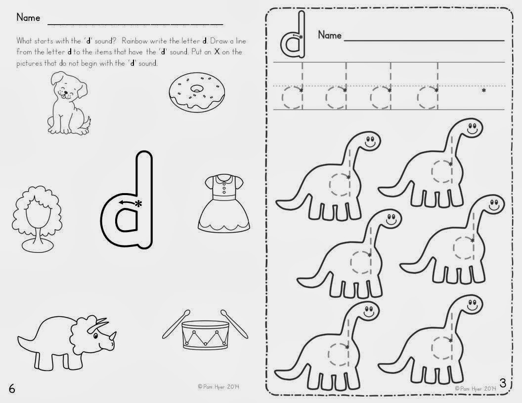 Pam Hyer: TEACHING THE ALPHABET - Learning My Letters D