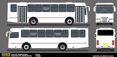 Diseños Autobuses VNZLA: encava Encava 3200 / echa por mi