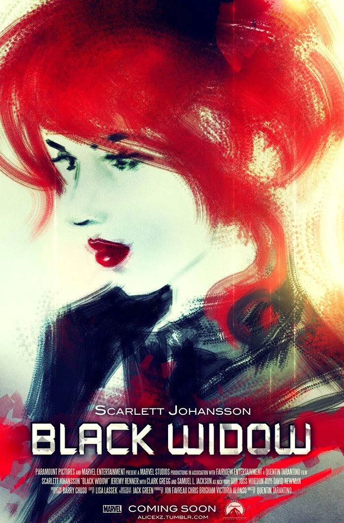 The Geeky Nerfherder: Cool Art: 'Black Widow' & 'Captain Marvel' Fake ...