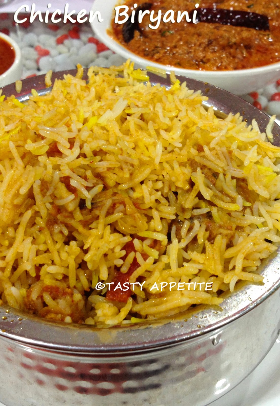 Hyderabadi Chicken Dum Biryani Recipe / Hyderabadi Biryani / Spicy ...