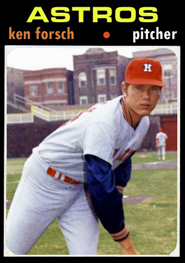 1971 Baseball Card Update: 1971 Houston Astros (4thT): 79-83, .488, 11GB