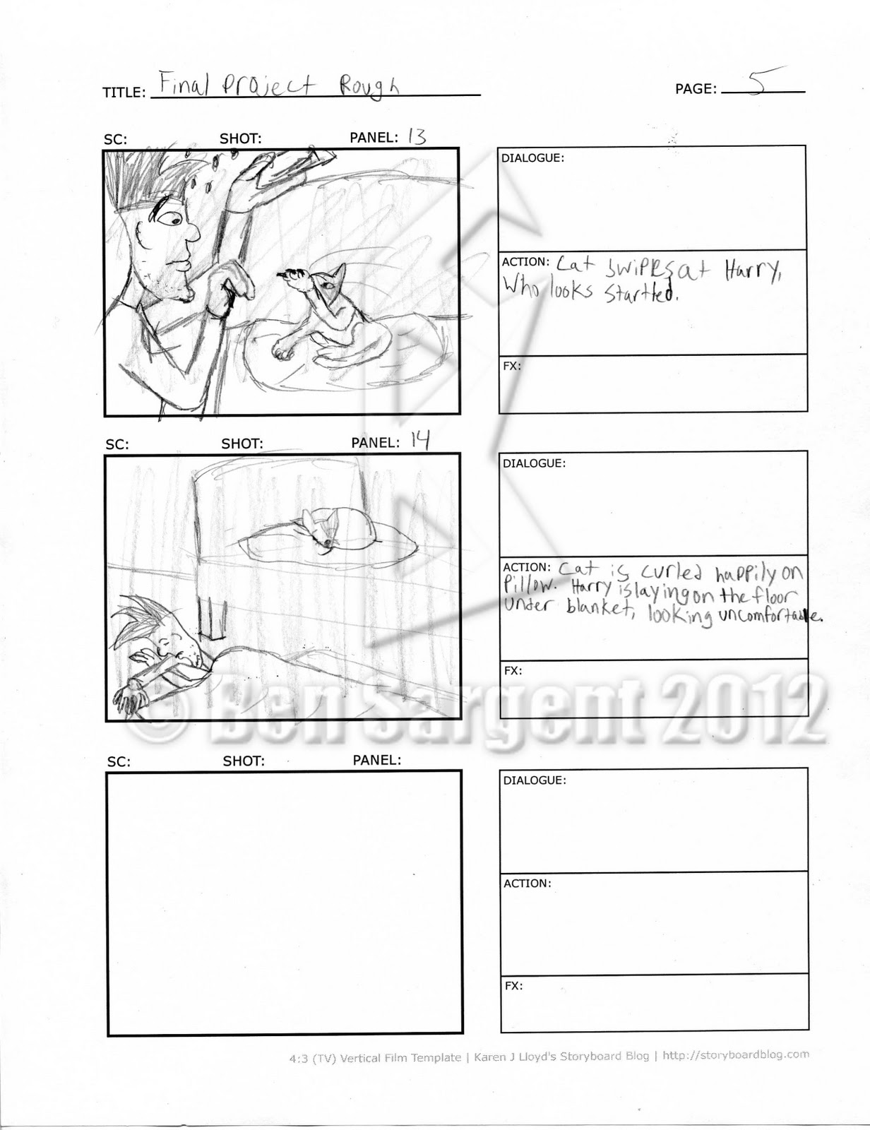 Ben Sargent's Art and Story Page: Cinematic Storytelling Final Project ...