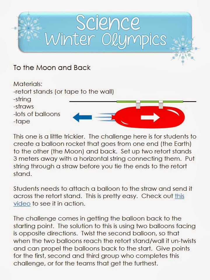 Science Winter Olympics! {FREEBIE} | Mrs. Brosseau's Binder