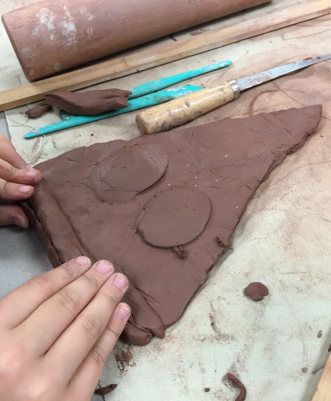 FishTales Art: Pop Art Style Clay Pizza Sculpture