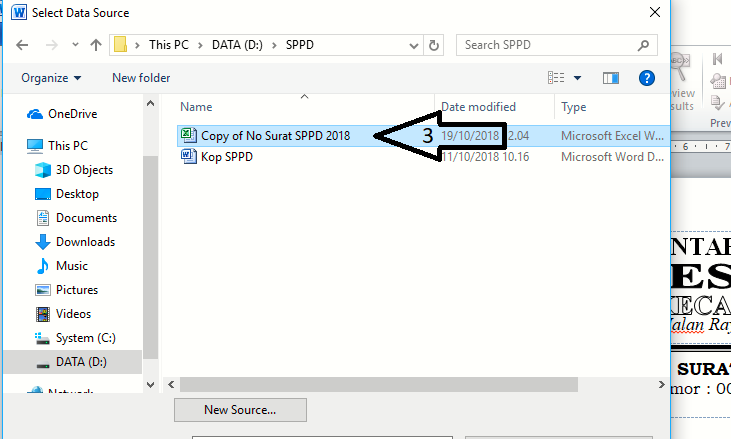 Serindu: Membuat SPPD dengan Database