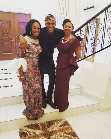 Chima Anyaso and wife host Flavour and his crew in his hometown (Photos)