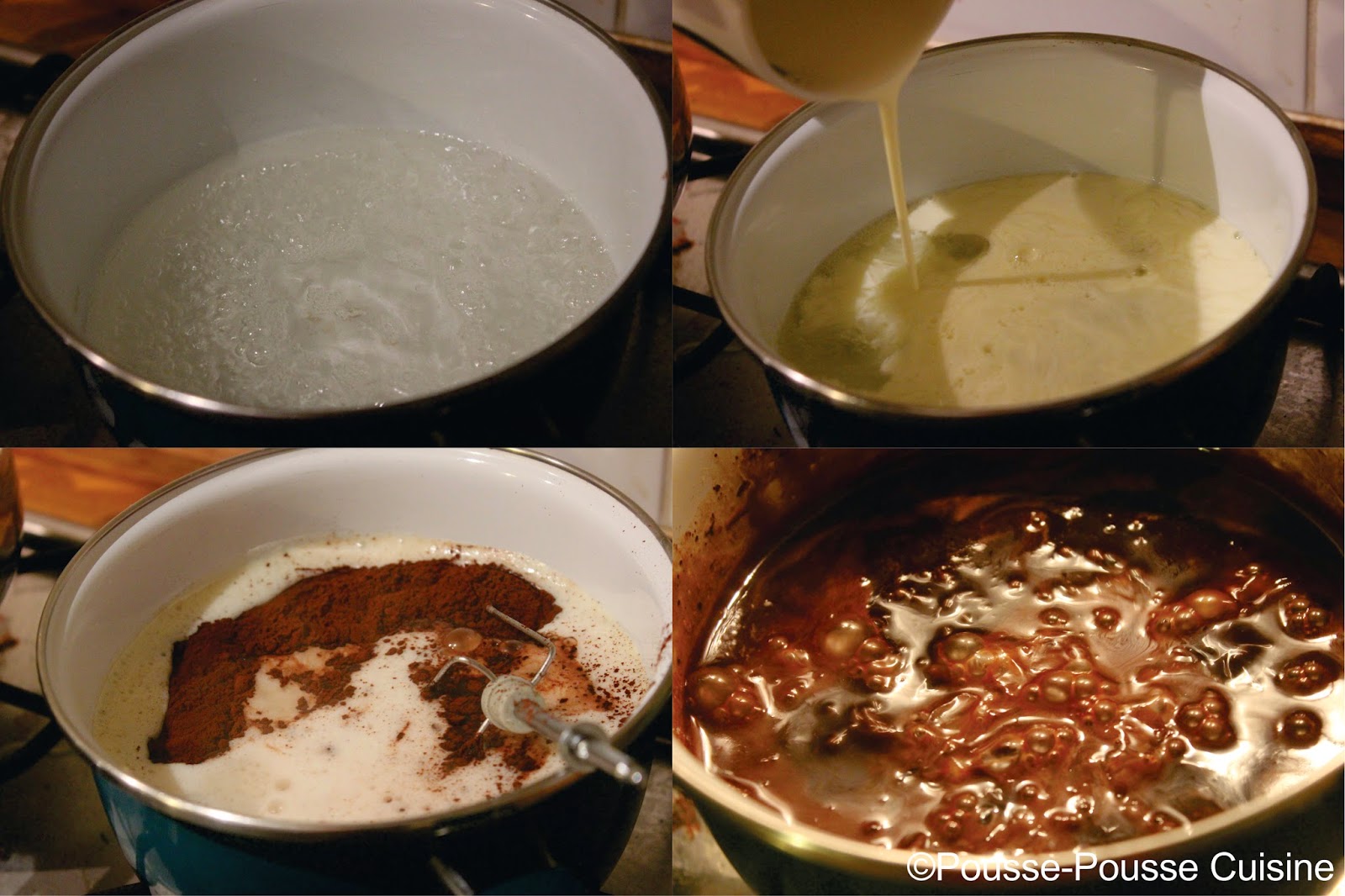 Pousse-Pousse Cuisine: Entremet 3 chocolats