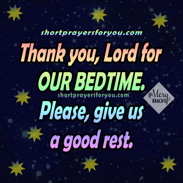 Bedtime Prayer, Short Prayer before going to bed. Good Night