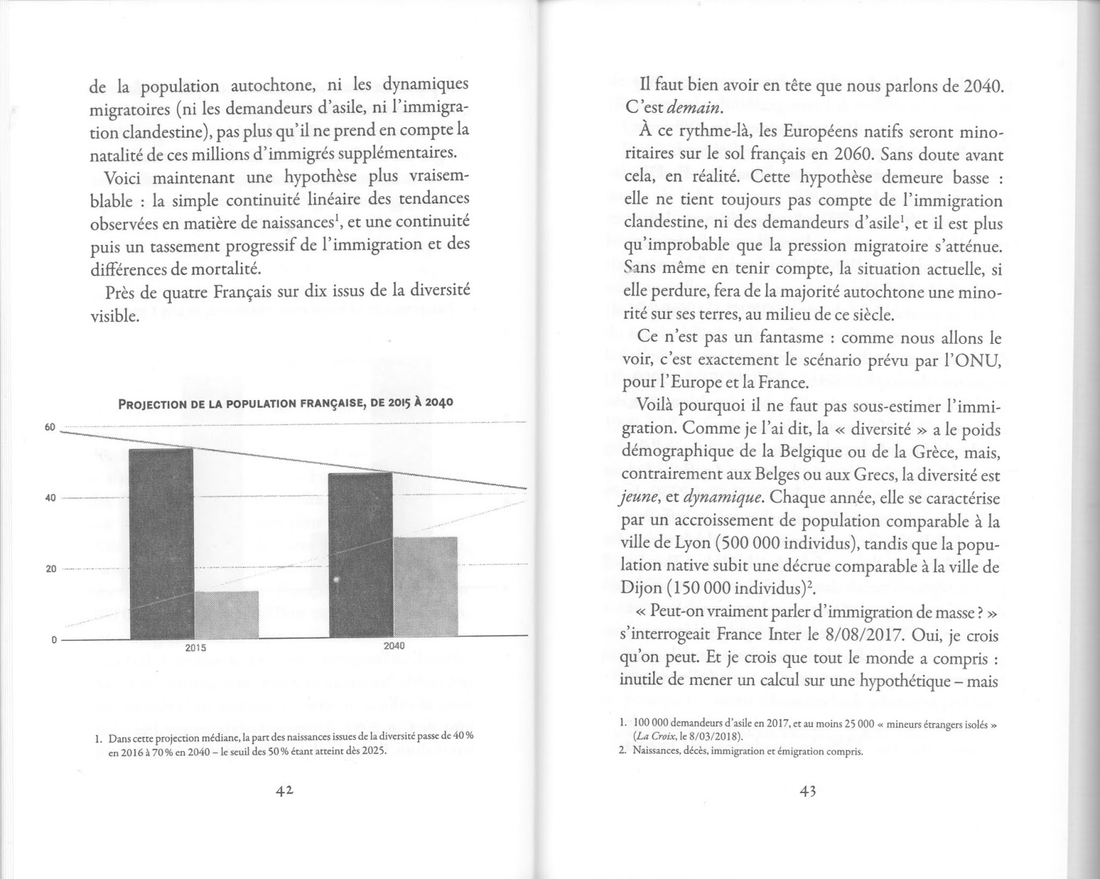 école : références: Laurent Obertone, La France interdite (2018)