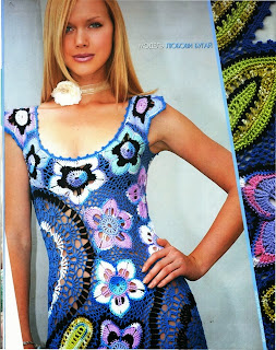 Yenny Creations: Vestido a Crochet