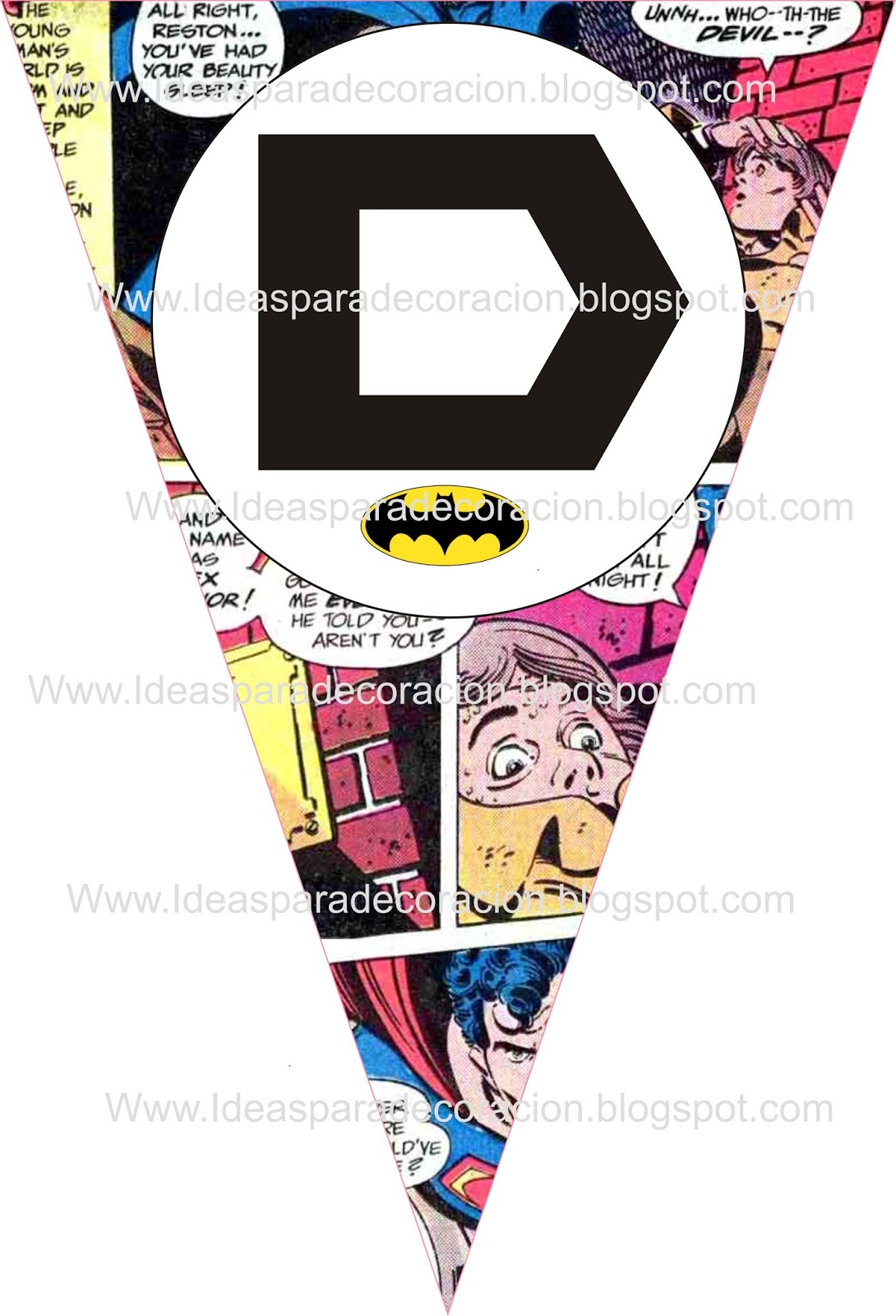 Ideas para la decoración de Fiestas Infantiles: Kit superheroes