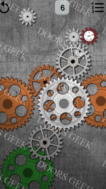 Gears Logic Puzzles [RPM] Level 6 Solution ~ Doors Geek