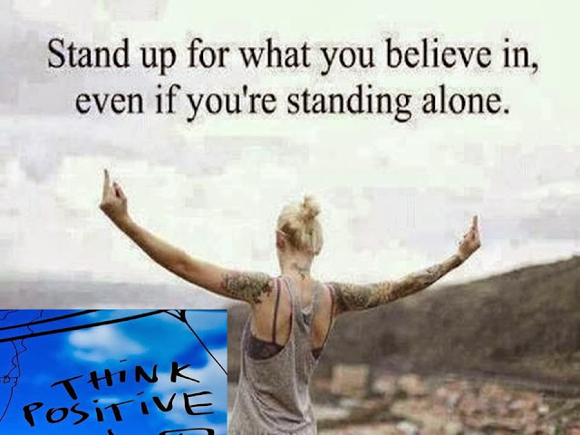 Inspirational thought can change your lifestyle: STAND UP FOR WHAT U ...