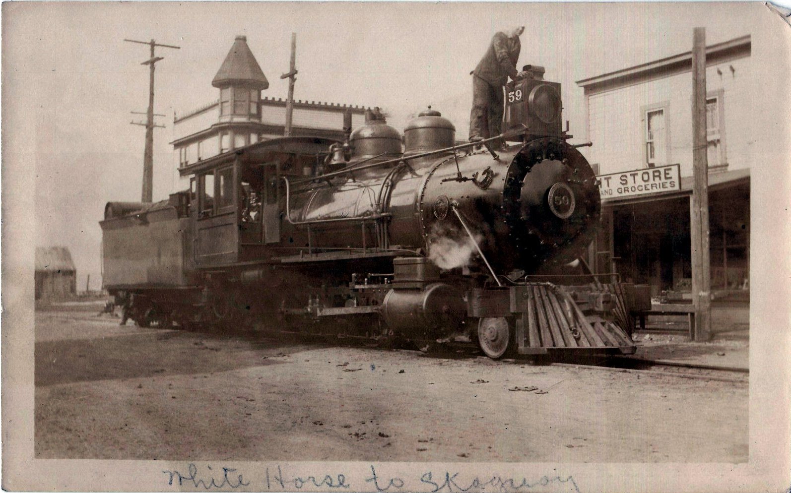 Soapy Smith's Soap Box: White Pass and Yukon Railway - Then and now