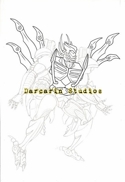 Darcarin Studios: Art in Progress: Beast Wars Rampage