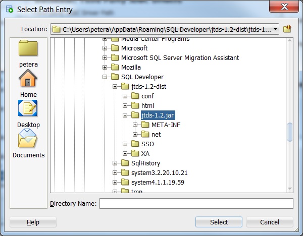 MIGRATION OracleToSQL-SERVER : Adding SQL SERVER to sqlDeveloper