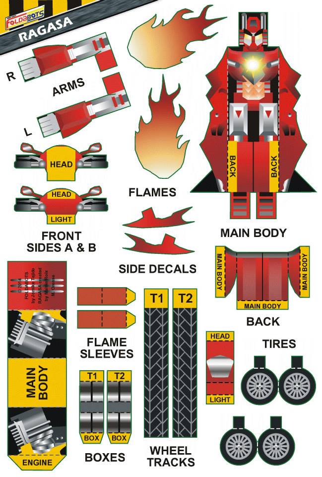 Foldabots Toy Preview Blog: Foldabots Toy Preview (Quila-bots)