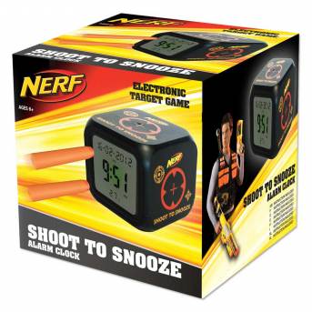 Urban Taggers.: Nerf Shoot-to-snooze alarm clock