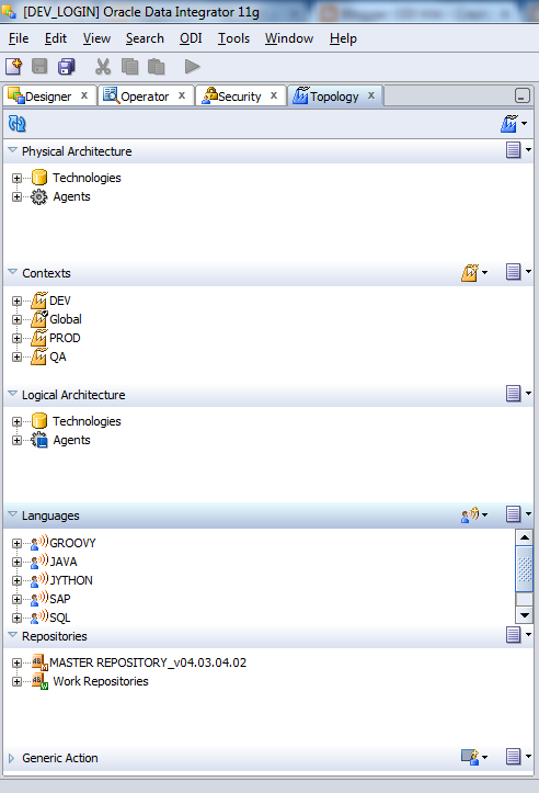 ODI Wiki: What are the Oracle Data Integrator GUI components
