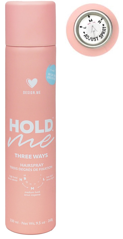 Design.Me Hold Me Three Ways Hairspray | Beauty Crazed in Canada