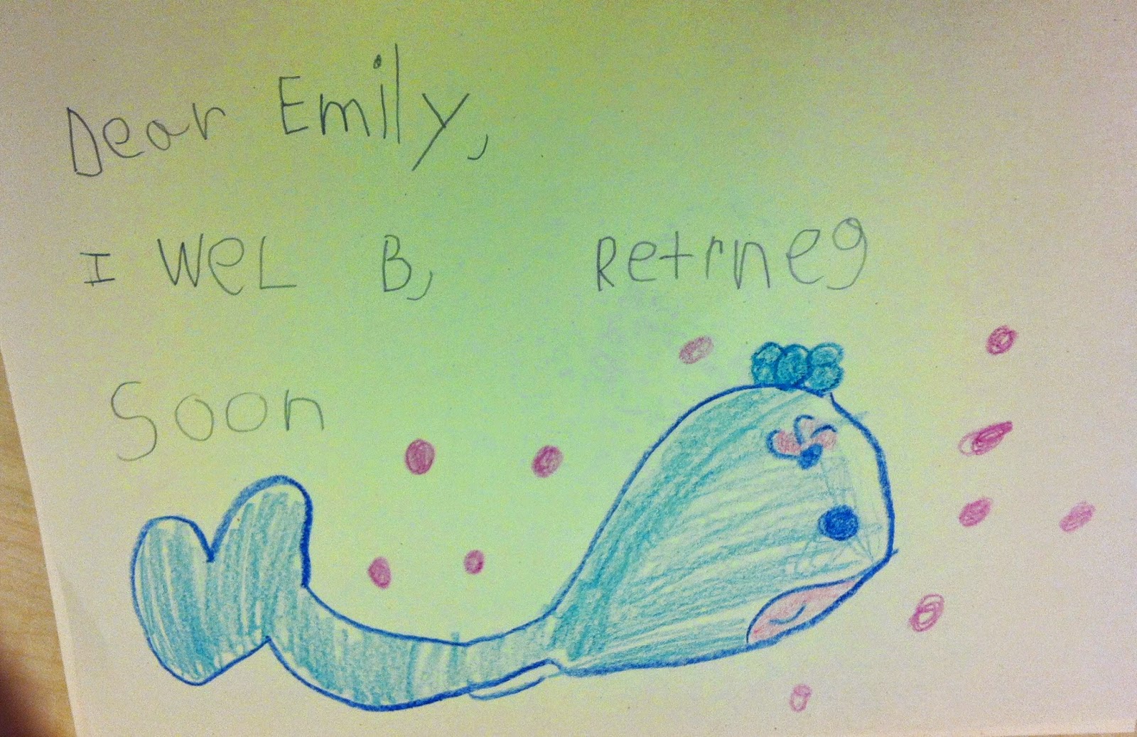 Not Just Child's Play: Challenging Young Minds: Dear Mr. Blueberry Activity