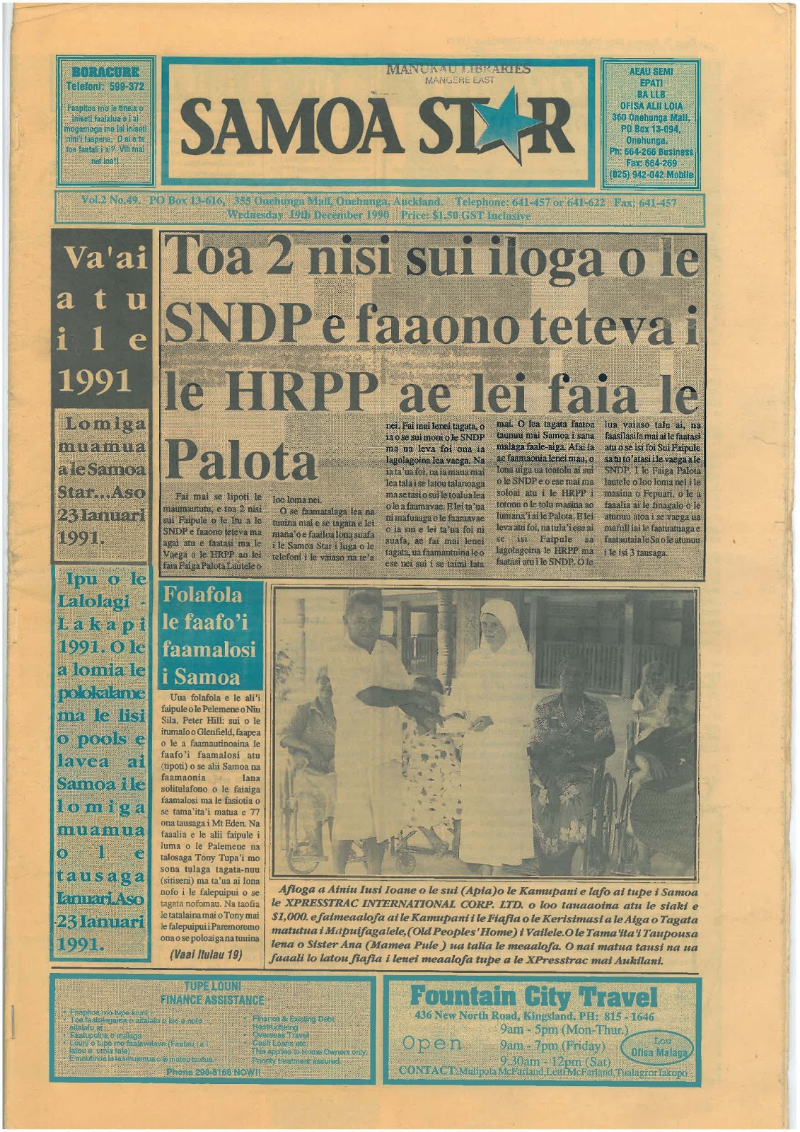 Pacific newspapers in Auckland