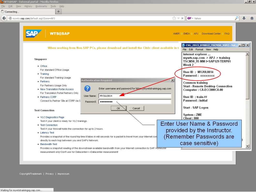青蛙SAP分享 Froggy's SAP sharing: Navigation 00 Log in to SAP Training (Citrix)