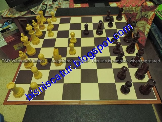 Jual 1 set catur kayu | BISNIS CATUR