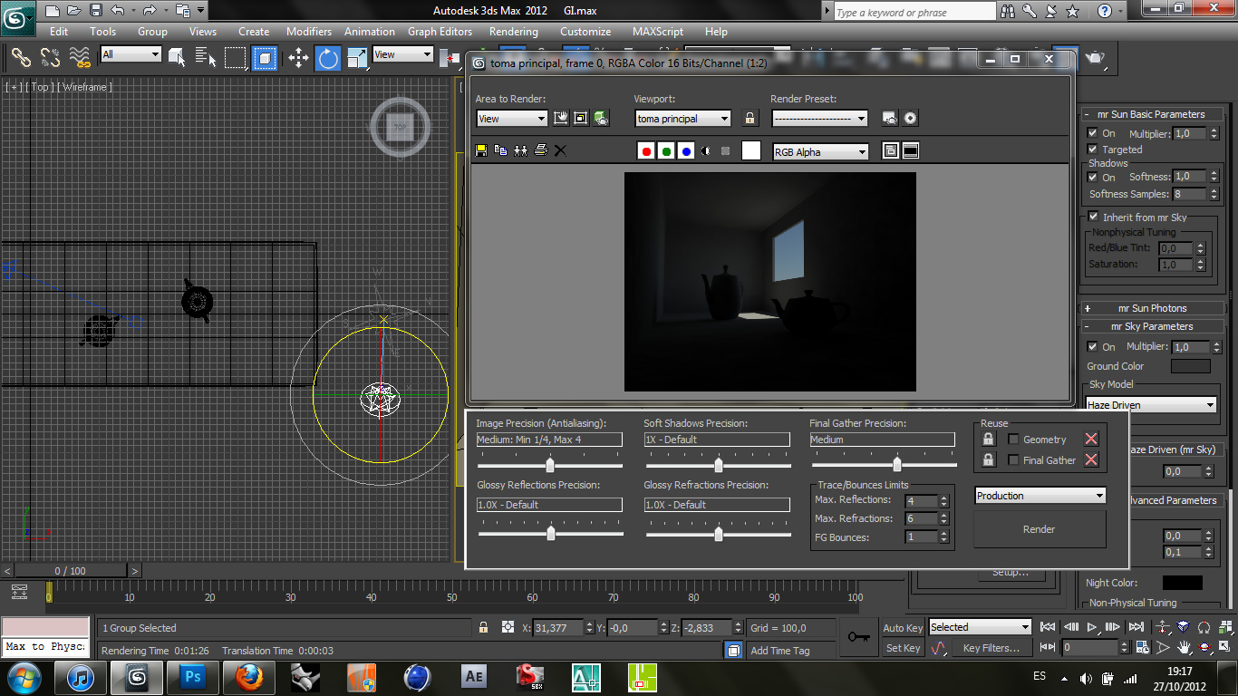 Paulo3dsmax: render 10 diplomado 3ds max