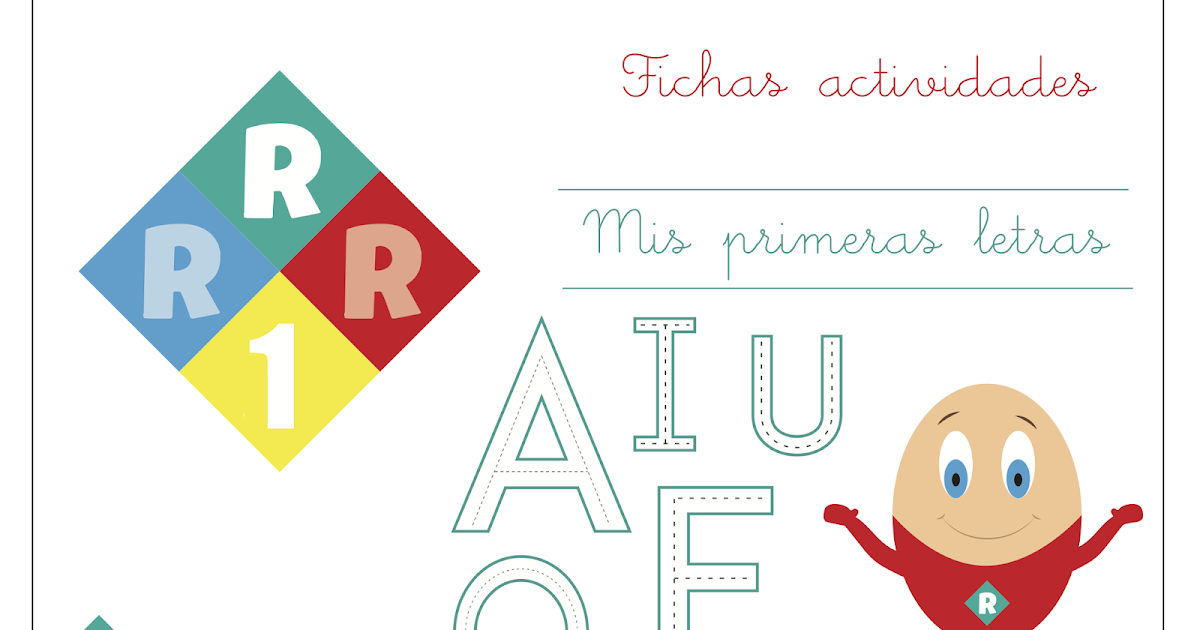 Cuaderno fichas Mis primeras letras - Infantil PDF | Recursos ...