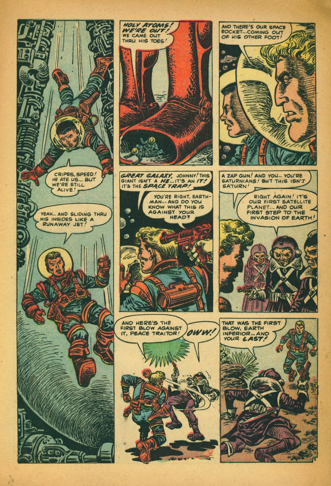 Last of the Spinner Rack Junkies: Speed Carter SPACEMAN by Joe Maneely 1953