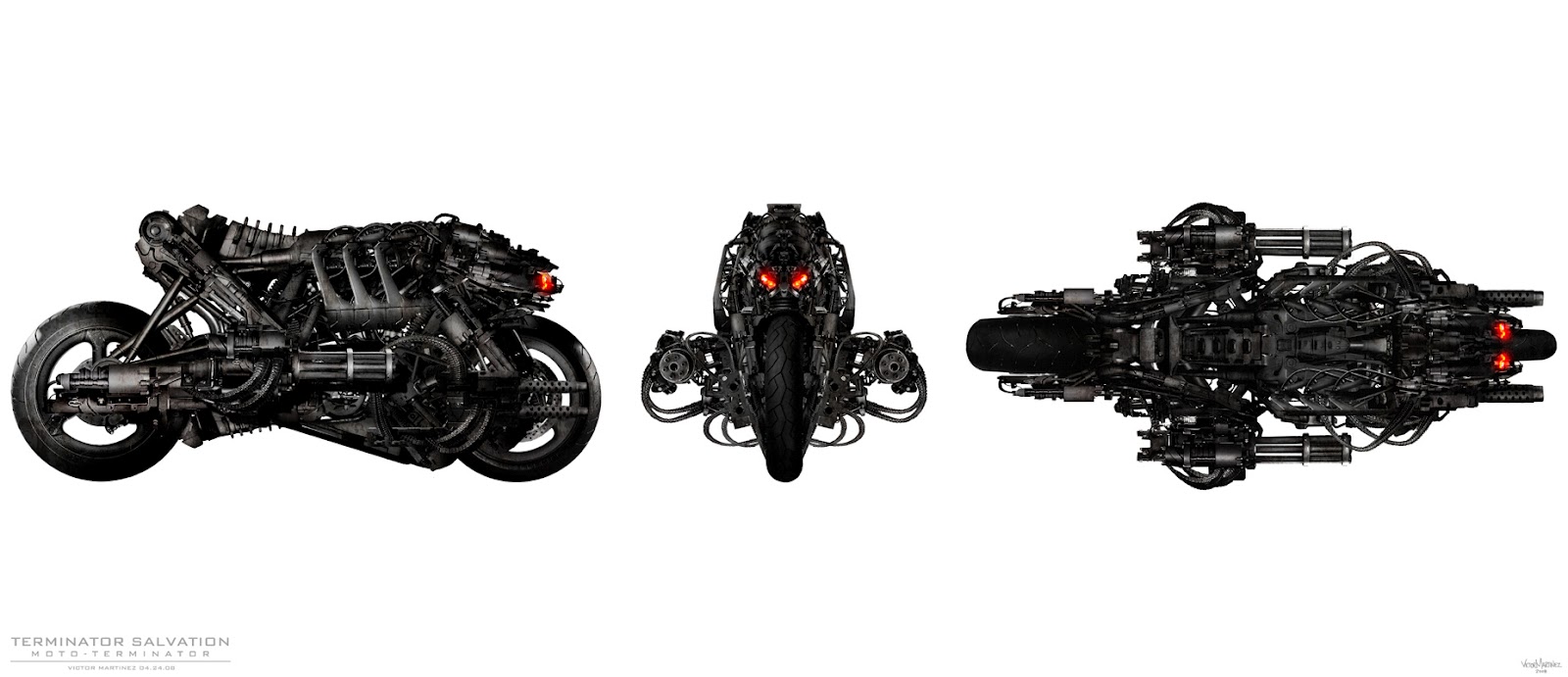 .: Moto Exterminador do Futuro (Terminator).