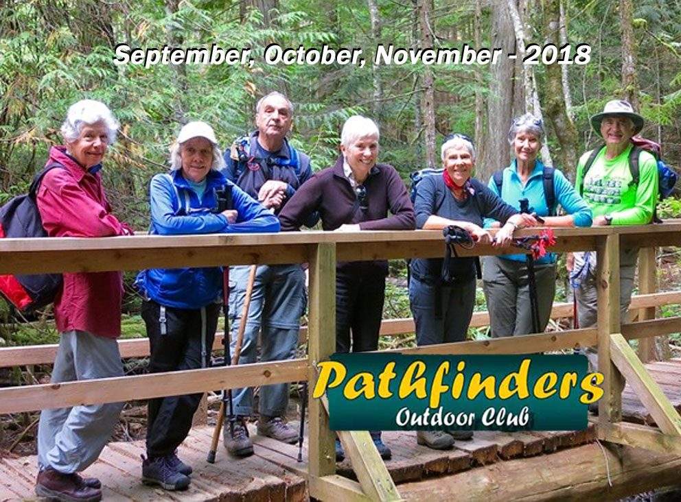 Pathfinders Events Calendar: 2018