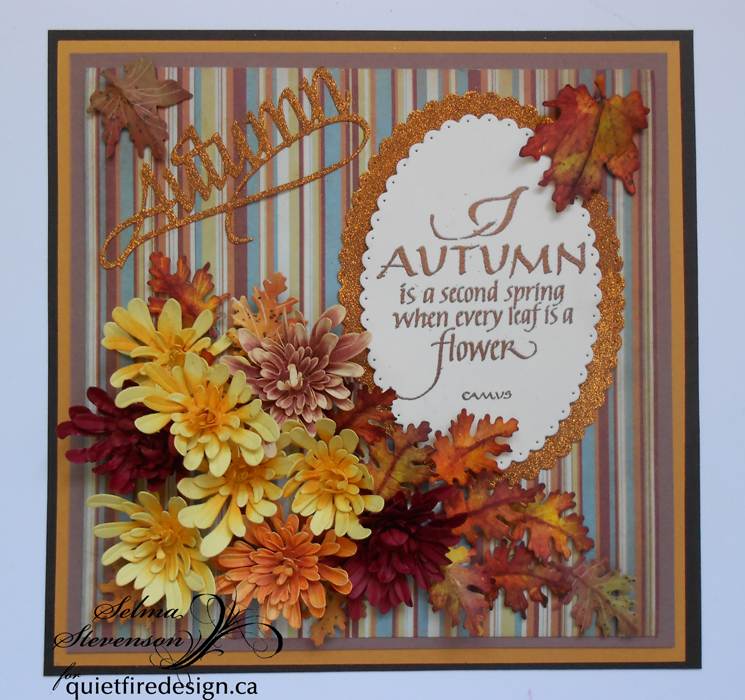 Selma's Stamping Corner and Floral Designs: Autumn is a Second Spring