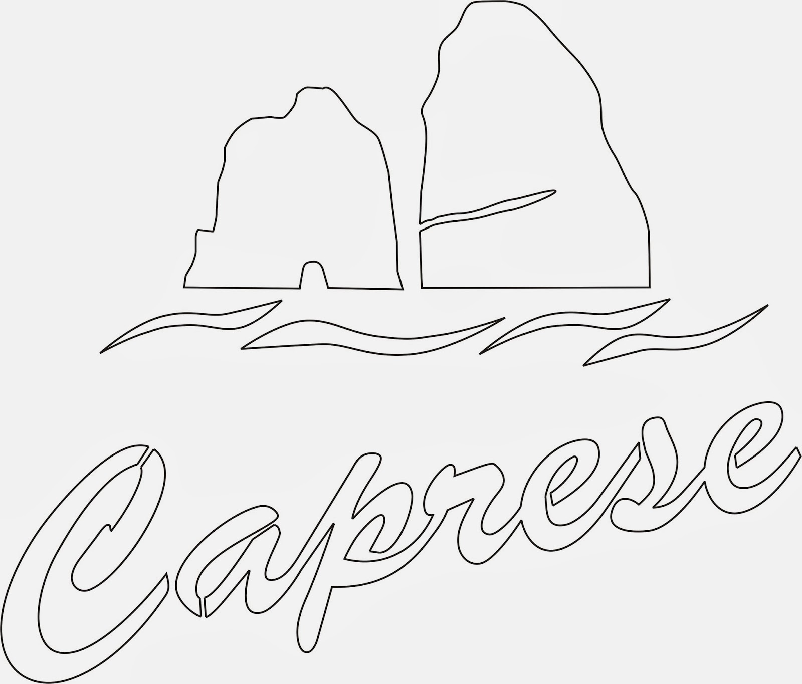 Festeggia con me: Stencil per torte...la Caprese